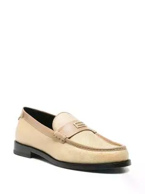 Victoria Beckham Logo-plaque Loafers