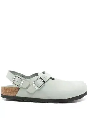 BIRKENSTOCK Tokyo Slingback Slippers - Green