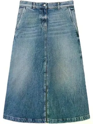 TWINSET Denim Midi Skirt