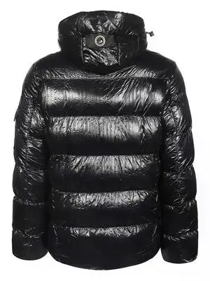POINT ZERO Hooded Down Jacket - Black
