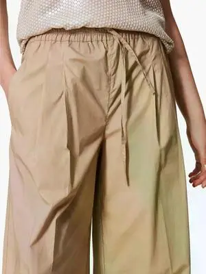 TWINSET Cotton Palazzo Trousers