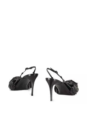 Valentino Garavani 80mm Atelier Slingback Pumps - Black