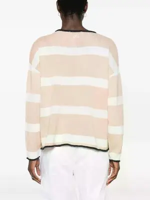 ABSOLUT CASHMERE Carmen Striped Sweater