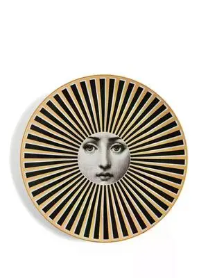 FORNASETTI Tema E Variazioni N.247 Wall Plate - Black