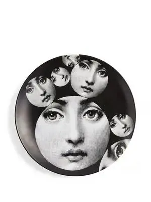 FORNASETTI Tema E Variazioni N.242 Wall Plate - Black