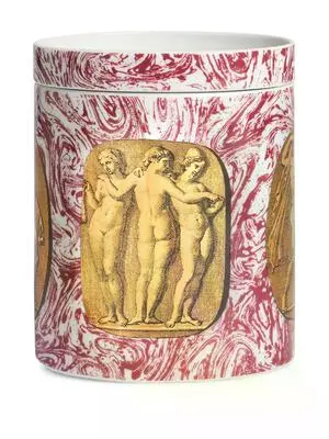 FORNASETTI Nel Mentre Reperti Decor Immaginazione Candle - White