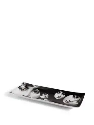 FORNASETTI Tema E Variazoni N.242 Rectangular Tray - White
