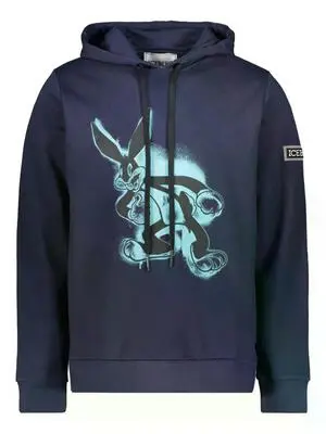Iceberg Graphic-print Hoodie - Blue
