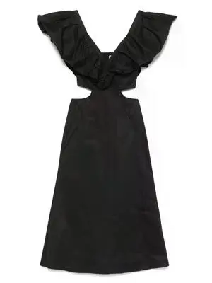 Johanna Ortiz V Neck Evening Dresses