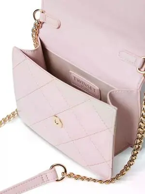 TWINSET Quilted Shoulder Bag - Pink