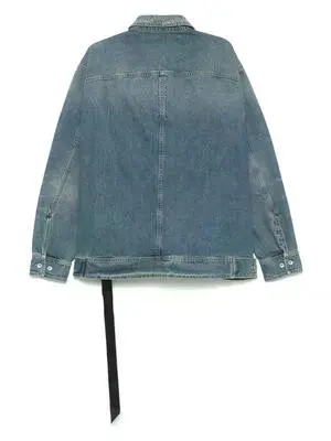Rick Owens Jumbo Denim Jacket - Blue