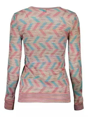 Missoni Zigzag-pattern Jumper - Pink