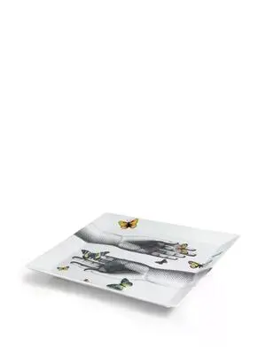 FORNASETTI Mani E Farfalle Square Tray