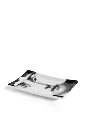 FORNASETTI Tema E Variazioni N.149 Rectangular Ashtray - White