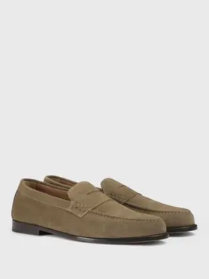 DOUCAL'S Suede Loafers - Mud