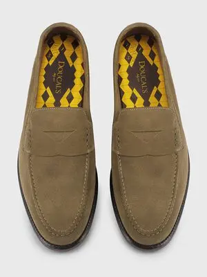 DOUCAL'S Suede Loafers - Mud