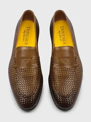 DOUCAL'S Woven Loafers - Leather