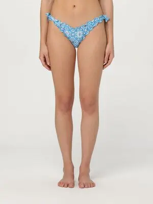 MC2 SAINT BARTH Bikini Bottom - Gnawed Blue