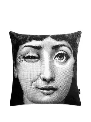 FORNASETTI Tema E Variazioni N. 82-130 Cushion - Black