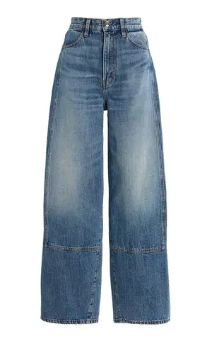 RÙADH High-rise Curved Rigid Jeans