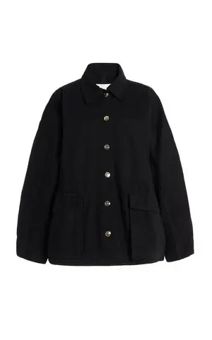 RÙADH Constance Denim Jacket - Black