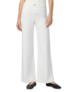 Joe's Jeans The Mia High Rise Wide Leg Petite Jeans - White