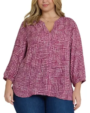 NYDJ Pintuck Blouse - Chamarande