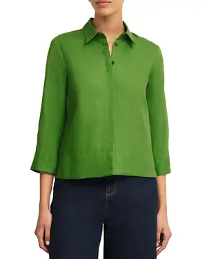 Women's Green Linen Shirts