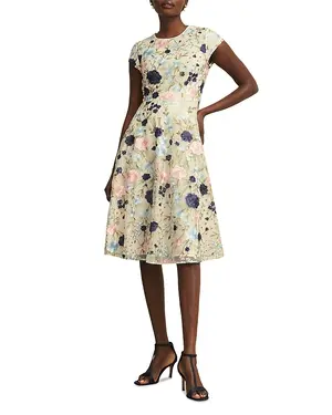 Hobbs London Tia Embroidered Dress - Cream Multi | Editorialist