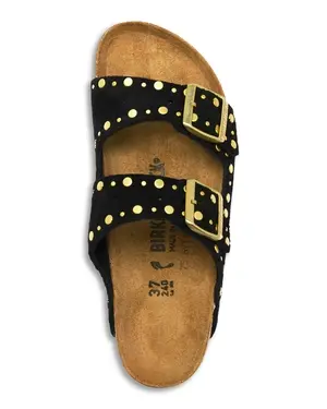 BIRKENSTOCK Arizona Rivet Sandals - Black