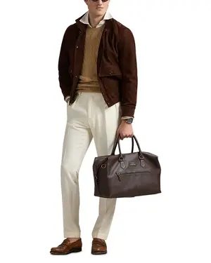 Polo Ralph Lauren Pebbled Leather Duffle