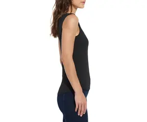 Lyssé Evie Scoop Neck Tank Top - Black