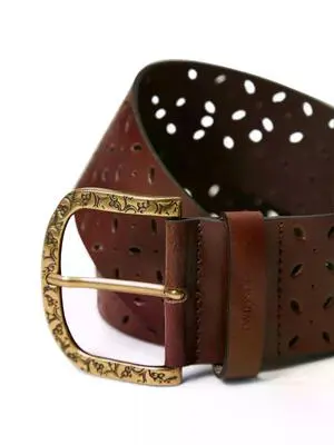 TWINSET Lasered Leather Belt