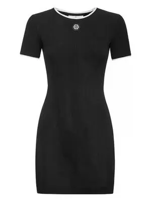 Philipp Plein Round Neck Day Dresses