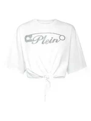Philipp Plein Cropped T-shirt - White