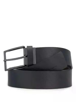 PIQUADRO Leather Belt - Black