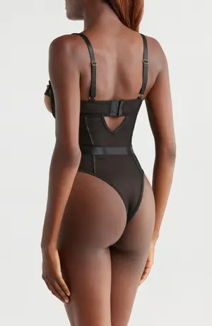 KILO BRAVA Cutout Underwire Teddy