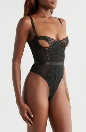 KILO BRAVA Cutout Underwire Teddy