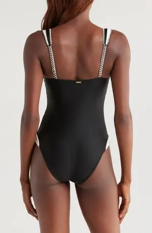 BOAMAR Carla Notched One-piece Swimsuit