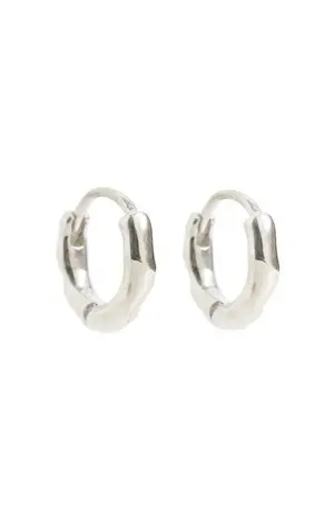 FREYA ROSE Huggies Earrings - Silver