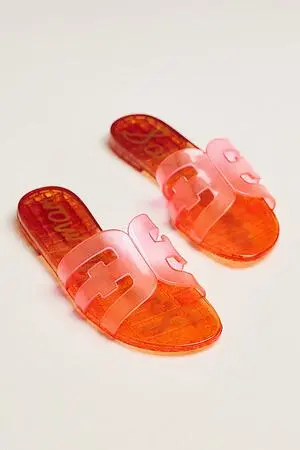 Sam Edelman Bay Jelly Sandals - Coral Clay