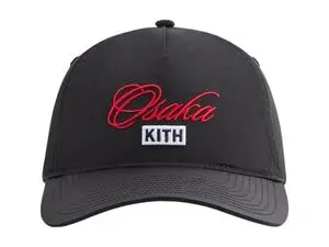 Kith Osaka Bay Low Pinch Crown Cap - Black