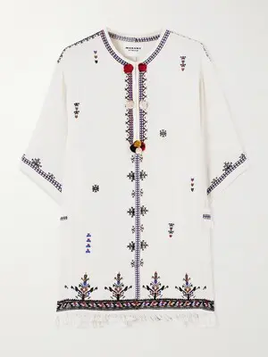 MARANT ETOILE Kressy Embellished Embroidered Tunic