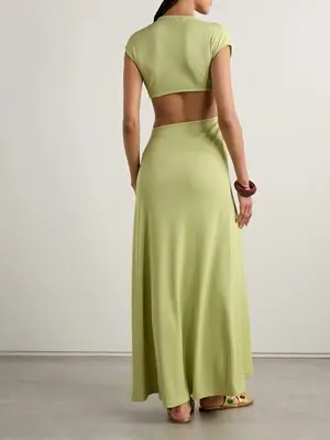 Christopher Esber Embellished Cutout Maxi Dress