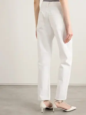 Khaite Callum Mid-rise Straight-leg Jeans