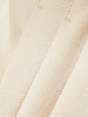 LEMAIRE Pleated Wool-blend Straight-leg Trousers