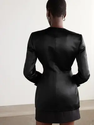 Dolce & Gabbana Padded Silk-satin Blazer