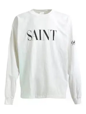 SAINT MXXXXXX Logo Sweater - White