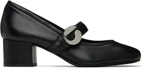 Coperni Coperni Black Ballerina Belt Heels - Black