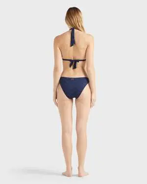 Vilebrequin Midi Brief Bikini Bottom Turtles Monogram - Blue